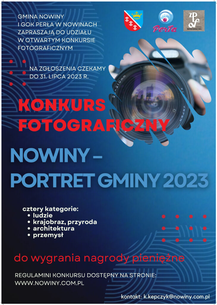 Konkurs Fotograficzny „Nowiny – portret gminy 2023”. – Gmina Nowiny